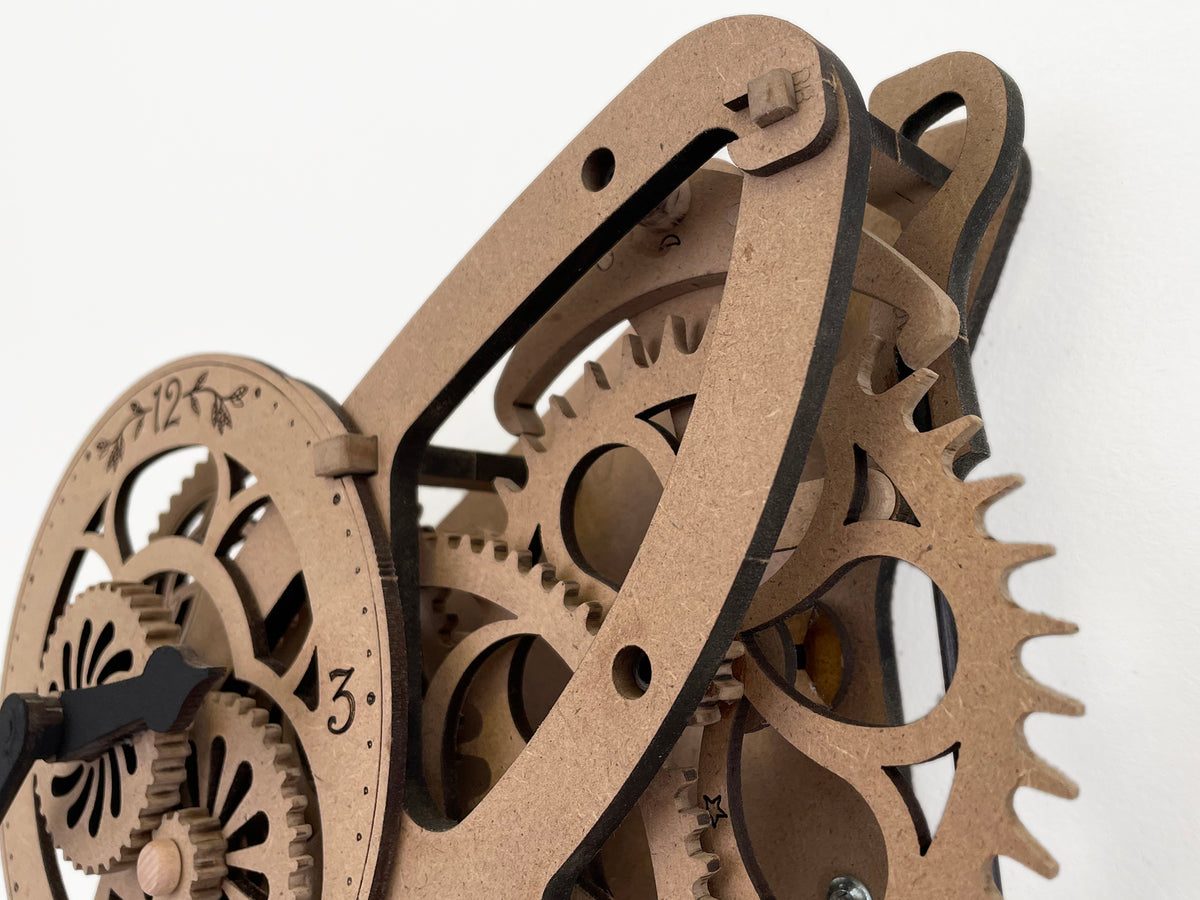 Sebringville Wooden Gear Clock – Abong Inc