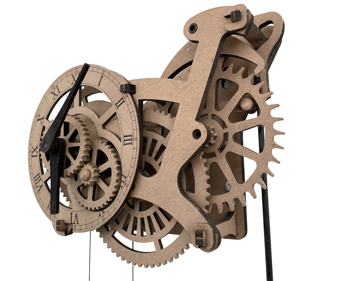 Crossingham Wooden Gear Clock – Abong Inc